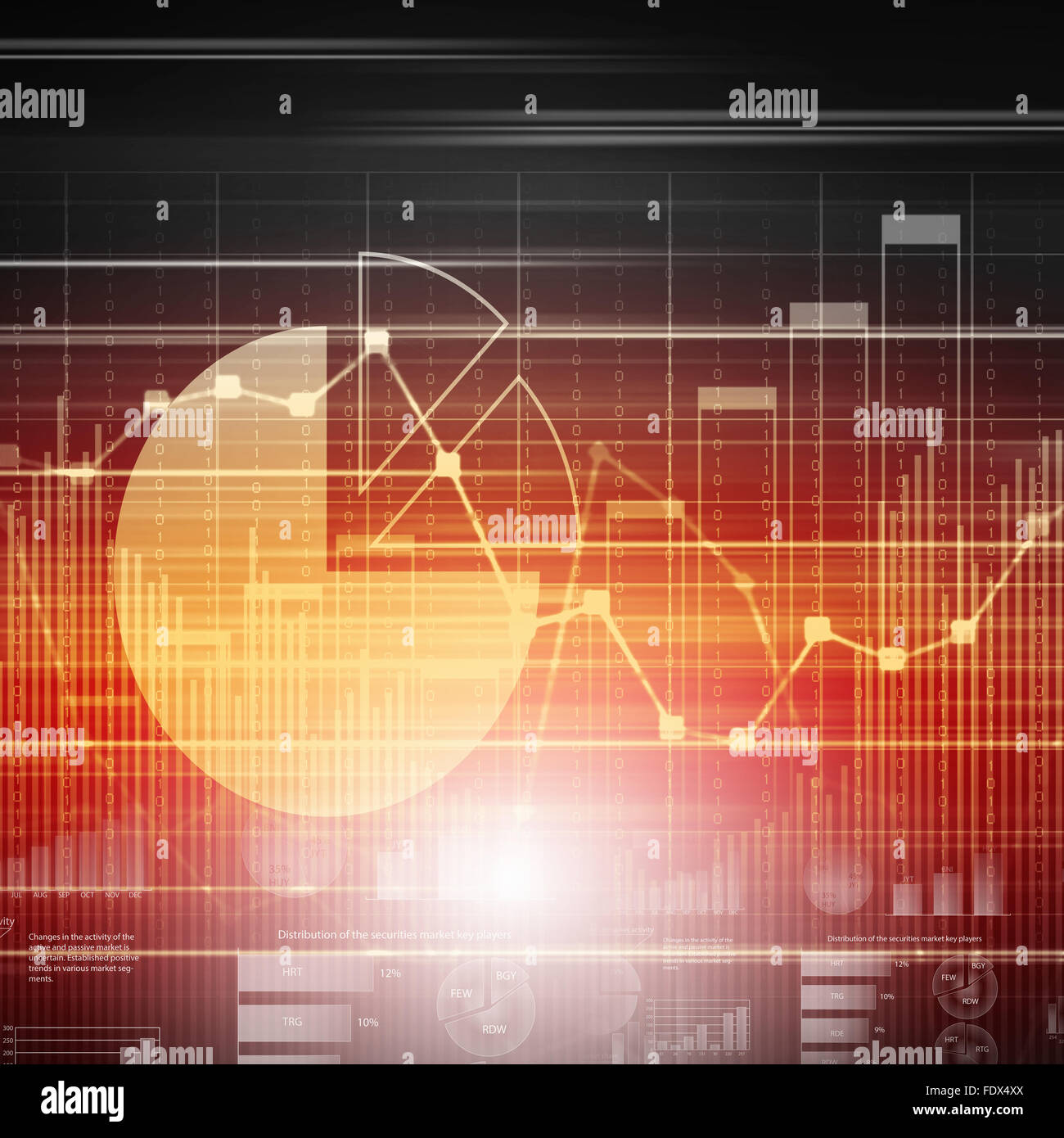 Abstract high tech background with graphs and diagrams Stock Photo - Alamy