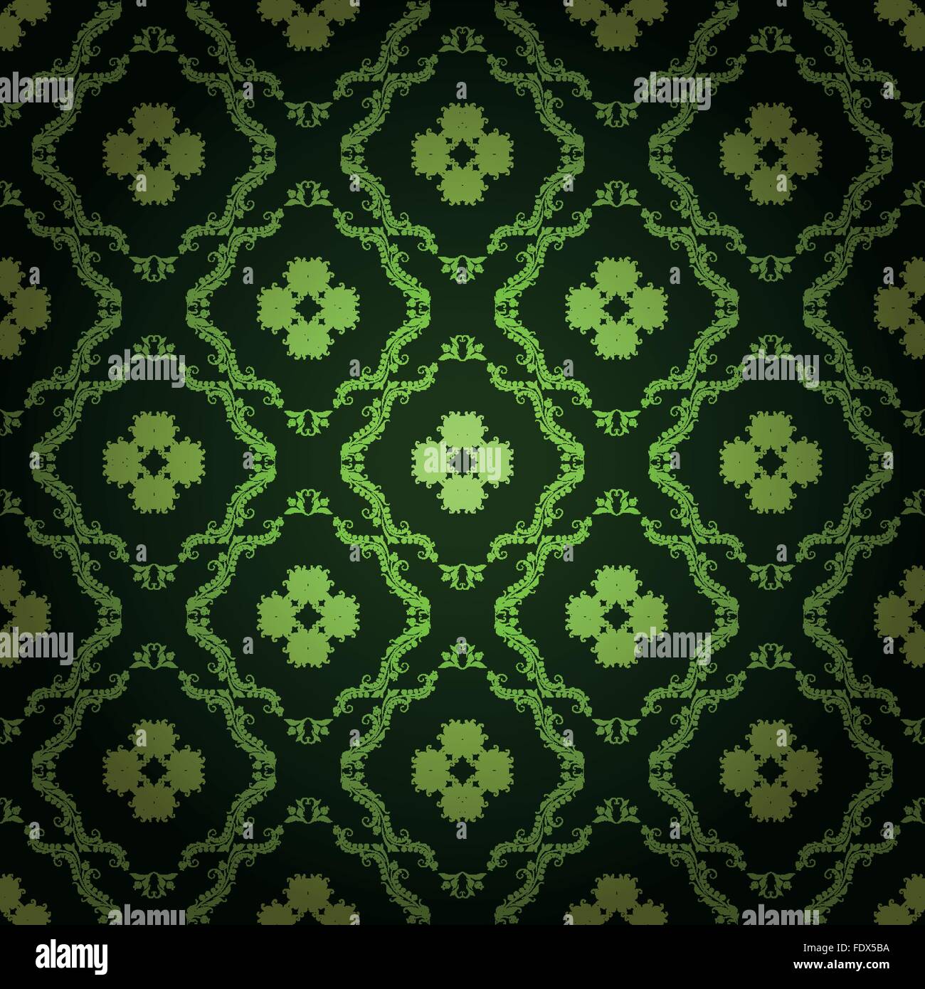 Damask seamless floral pattern Stock Vector Image & Art - Alamy