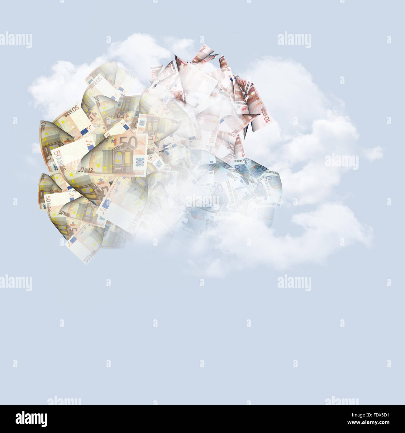 Background image with euro banknotes. Money concept Stock Photo - Alamy