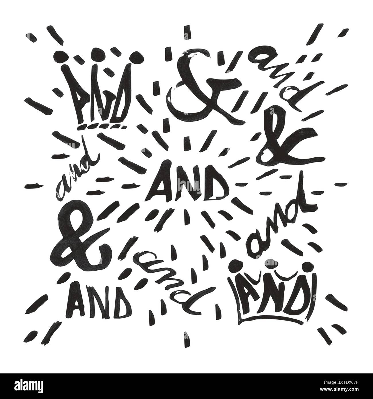 Ampersand symbols Stock Vector Images - Alamy