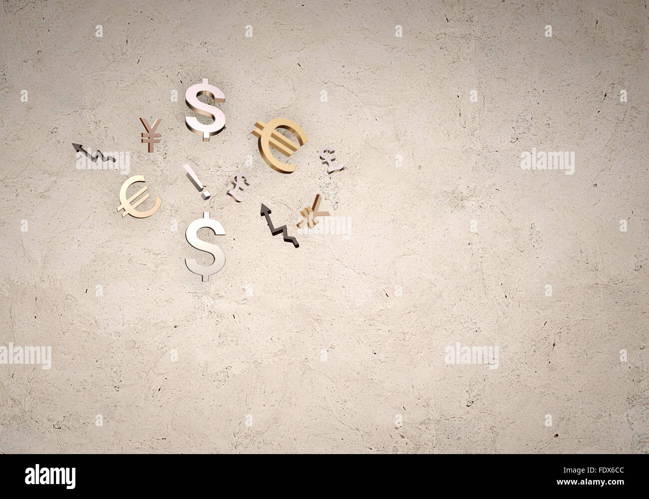 Business background image with currency symbols. Money concept Stock ...