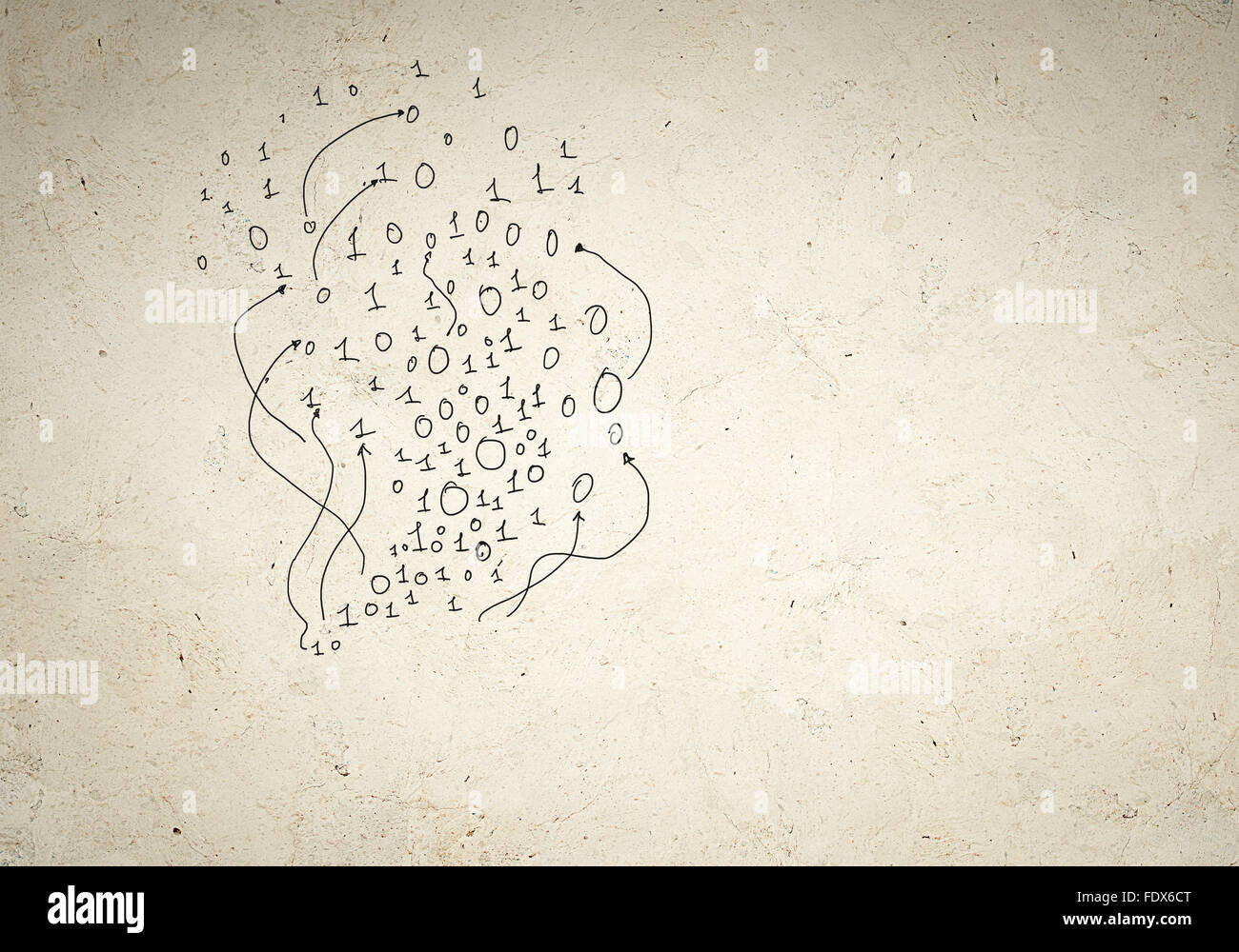 Business background image with binary code. Concept Stock Photo - Alamy