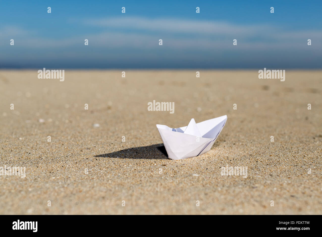 Paper boat sea hi-res stock photography and images - Alamy