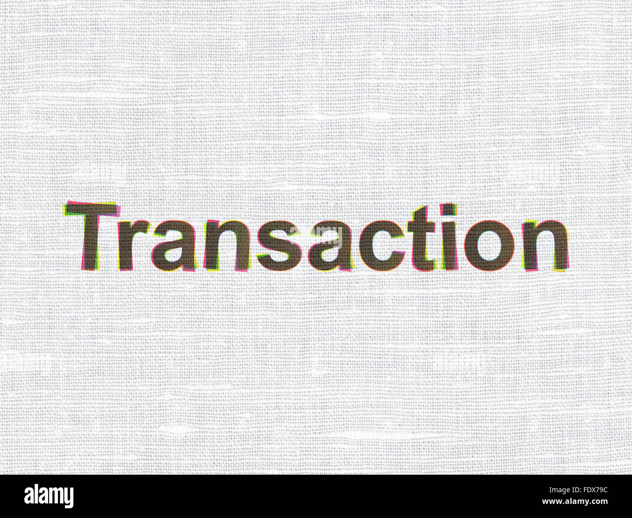 Banking concept: Transaction on fabric texture background Stock Photo ...
