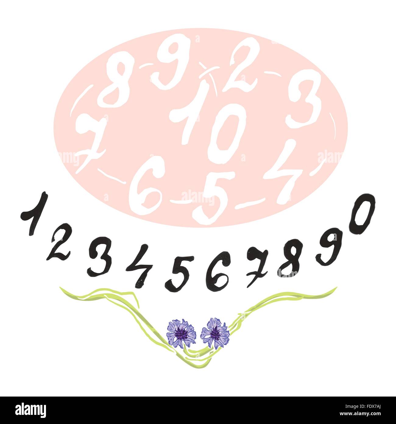 Chinese numerals Cut Out Stock Images & Pictures - Alamy