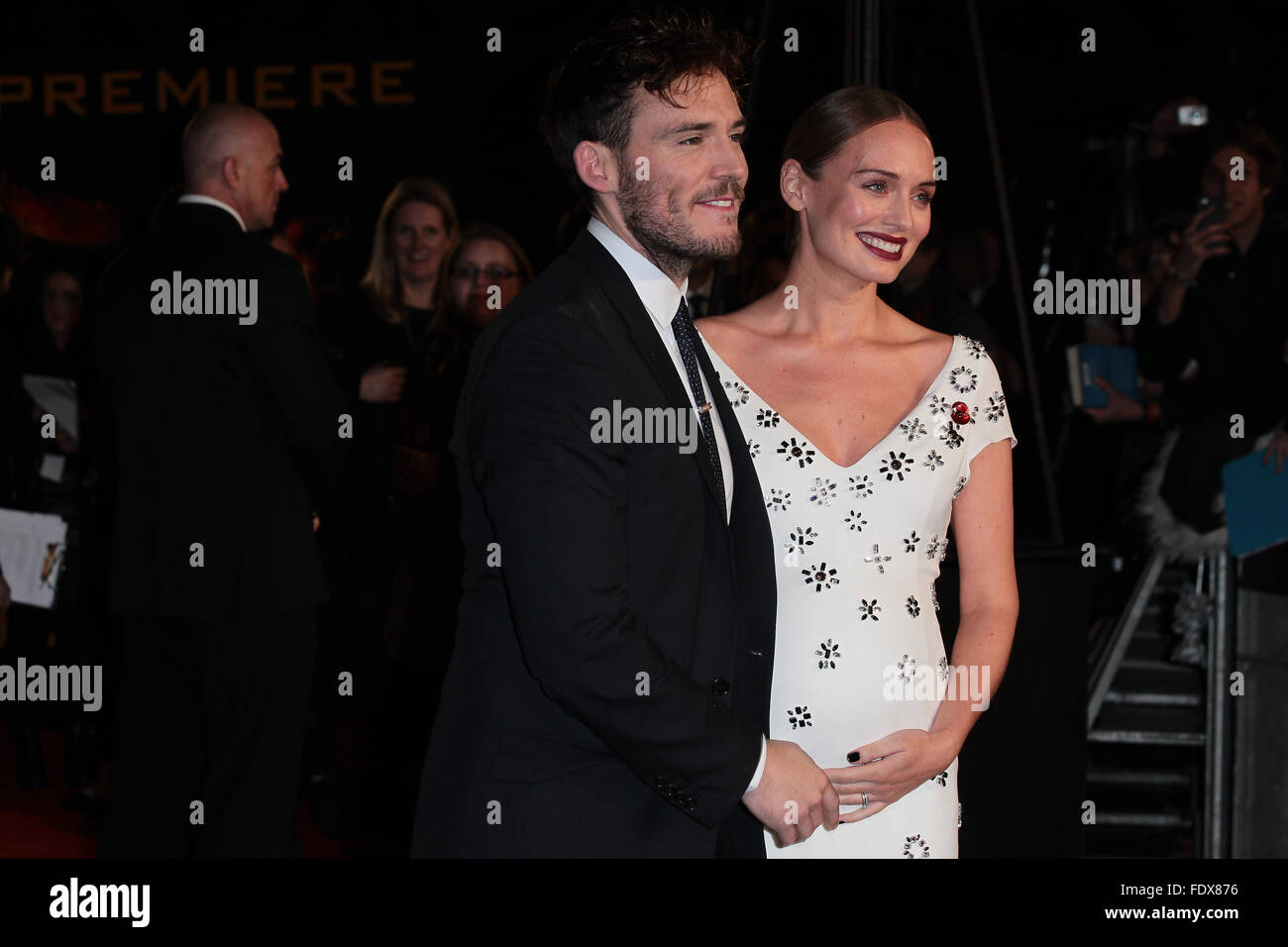 London, UK, 5th Nov 2015: Sam Claflin and Laura Haddock attend The ...