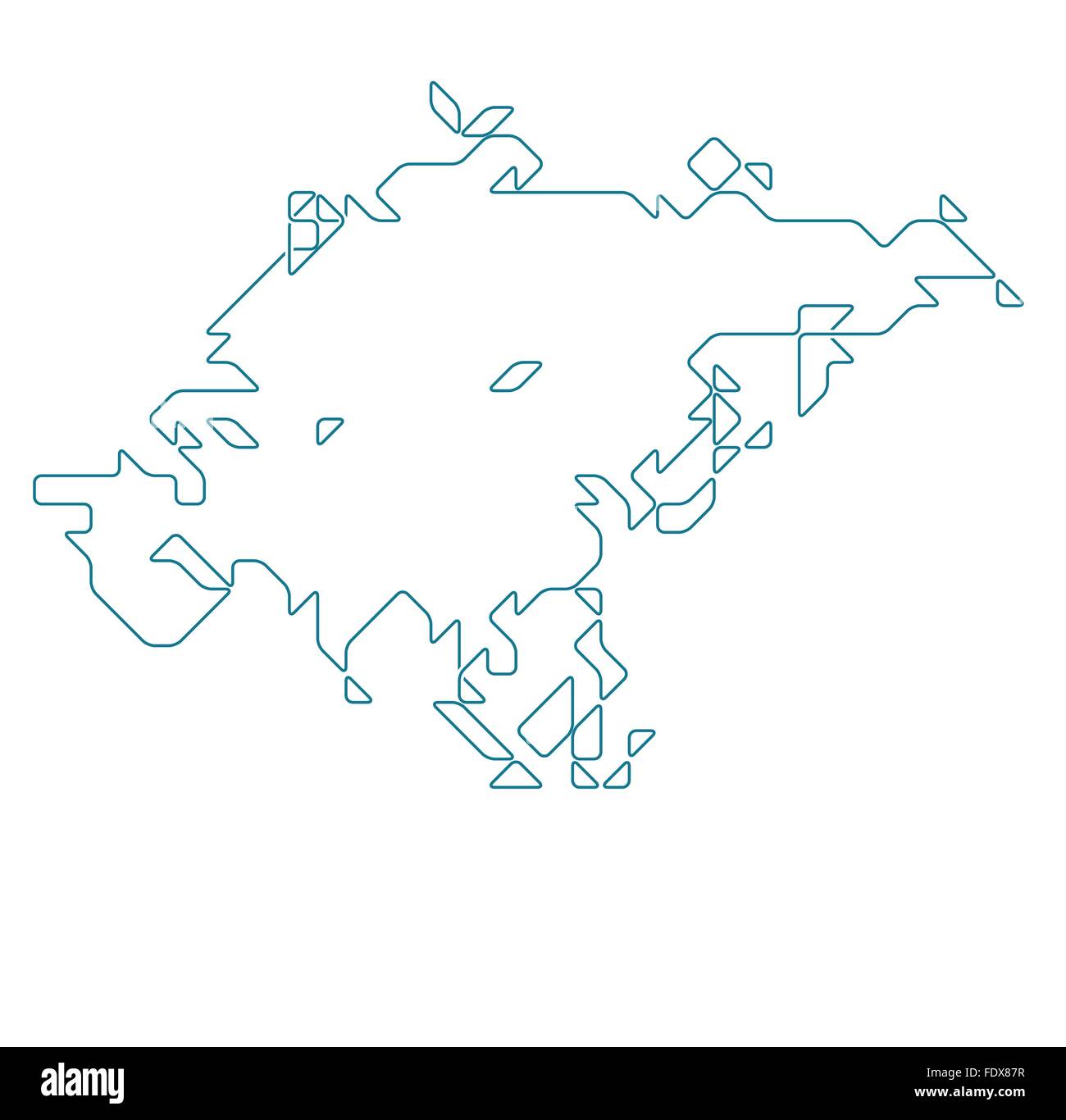 Partial border Stock Vector Images - Alamy