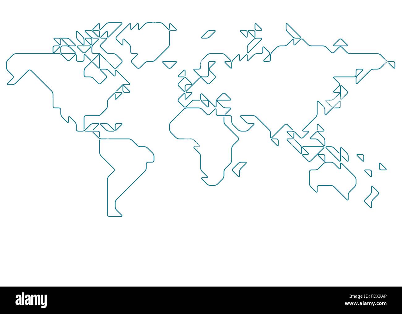 World Grid Square Map Msagirl