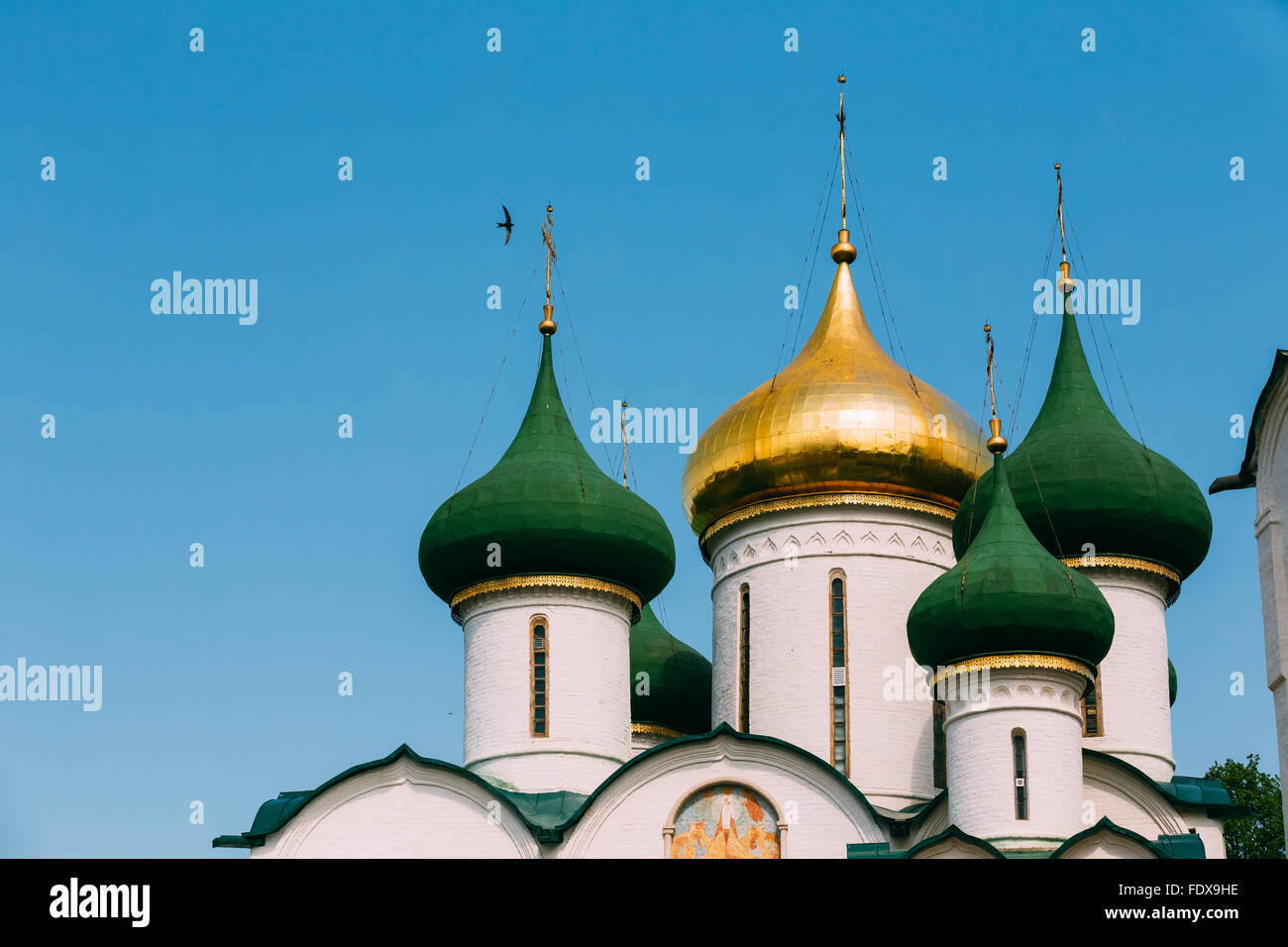 Close up of Transfiguration Cathedral in Monastery of Saint Euthymius ...