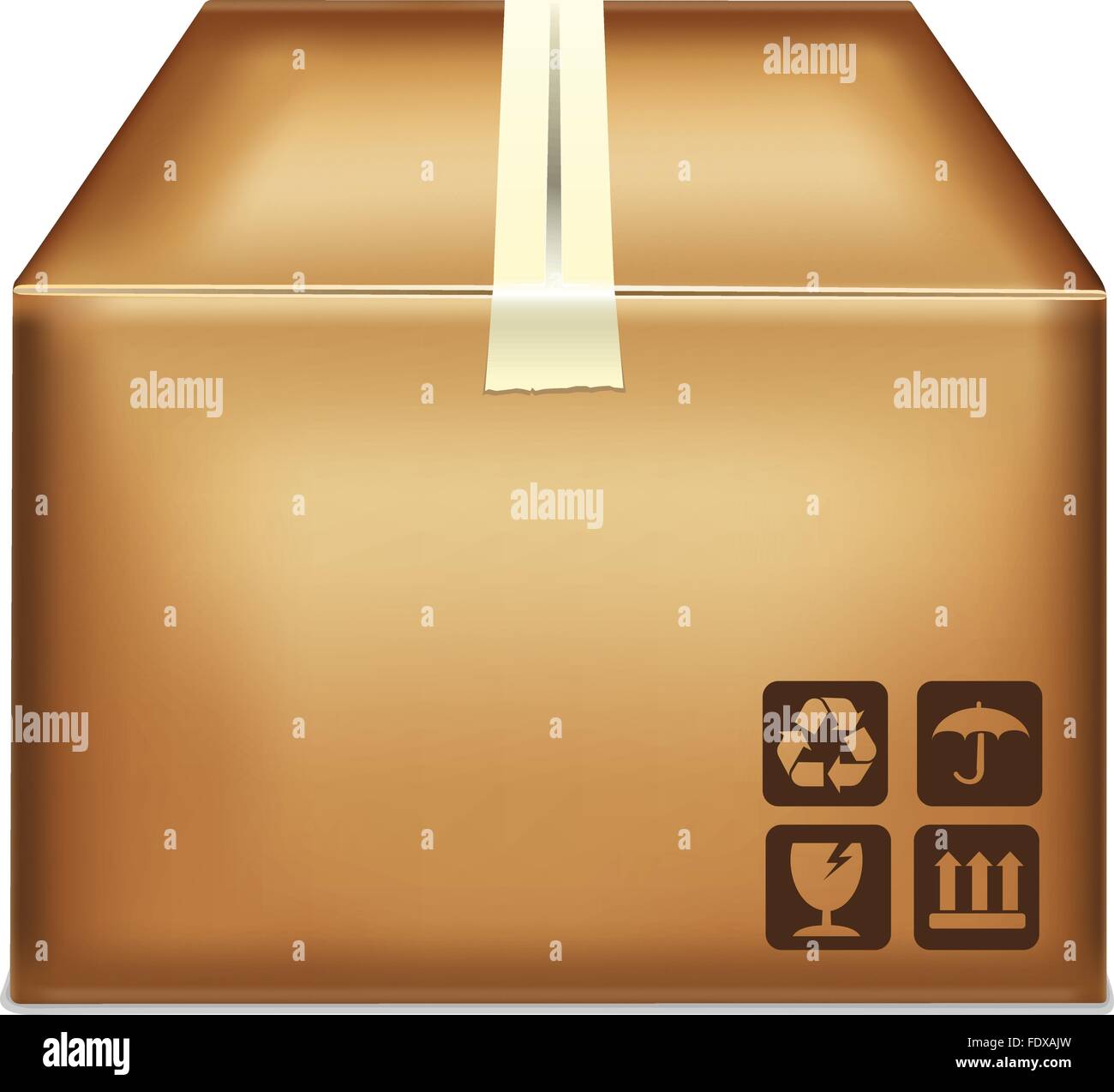 box on a white background Stock Vector Image & Art - Alamy
