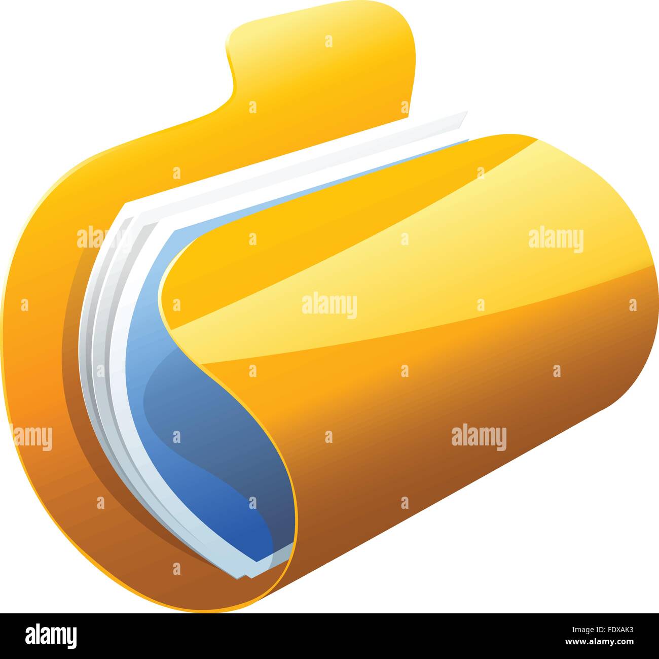 Folder stacked icon Stock Vector Images - Alamy