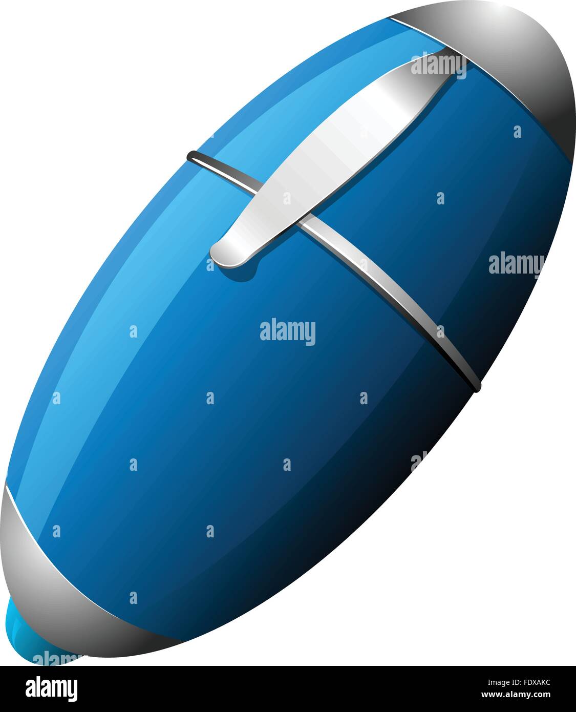 School accessories on blue Stock Vector Images - Alamy