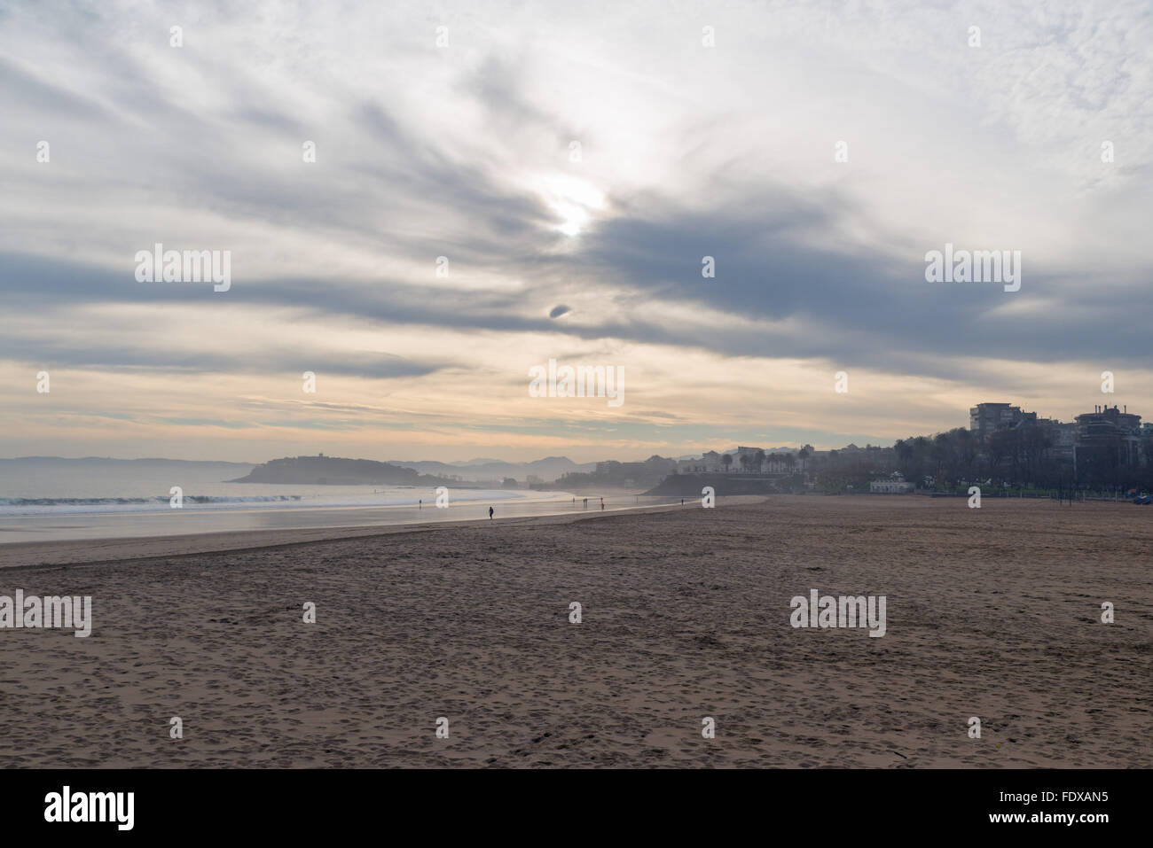 Sardinero beach, Santander, Spain Stock Photo - Alamy