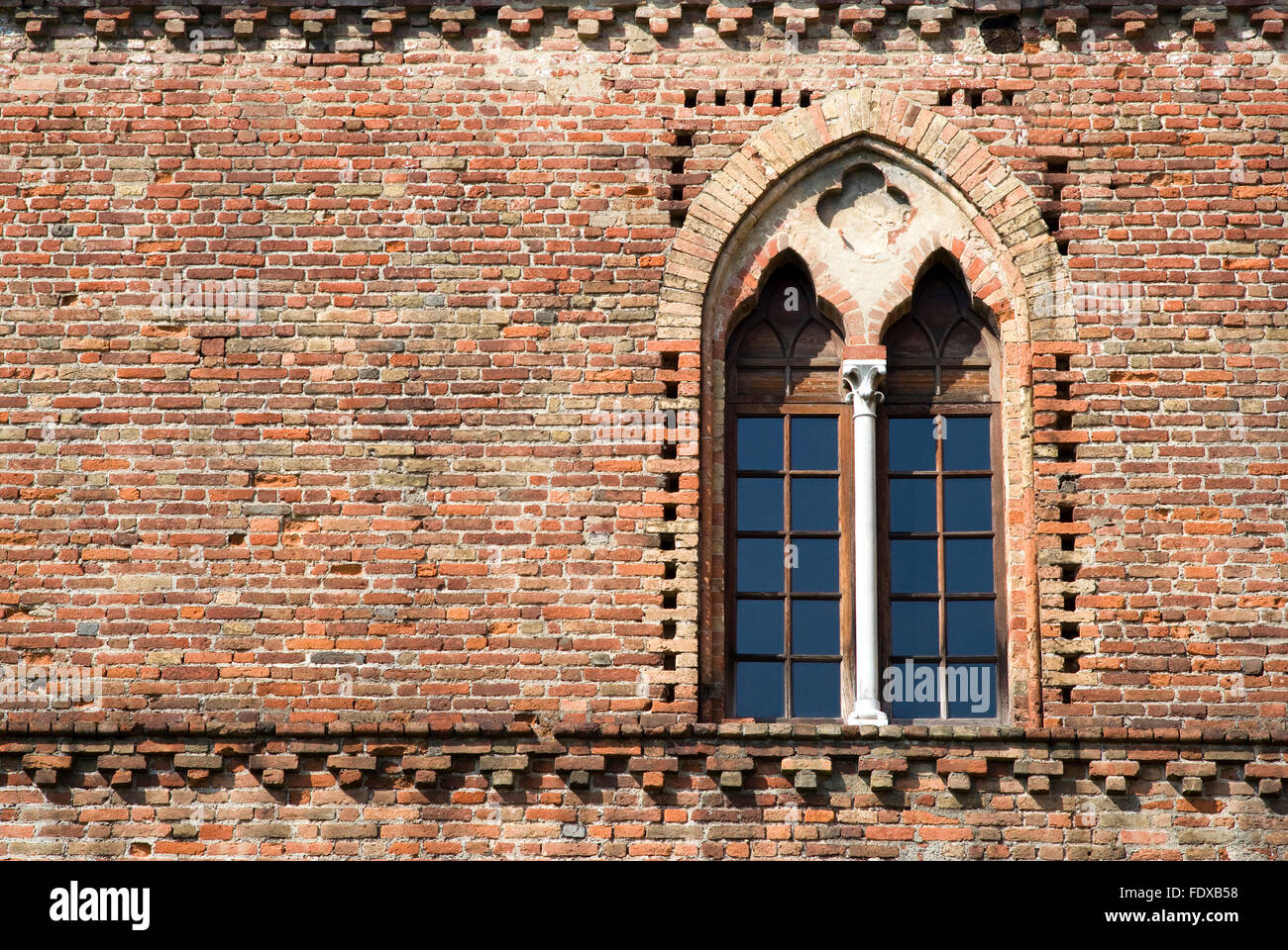 Window of a medieval castle Stock Photo - Alamy