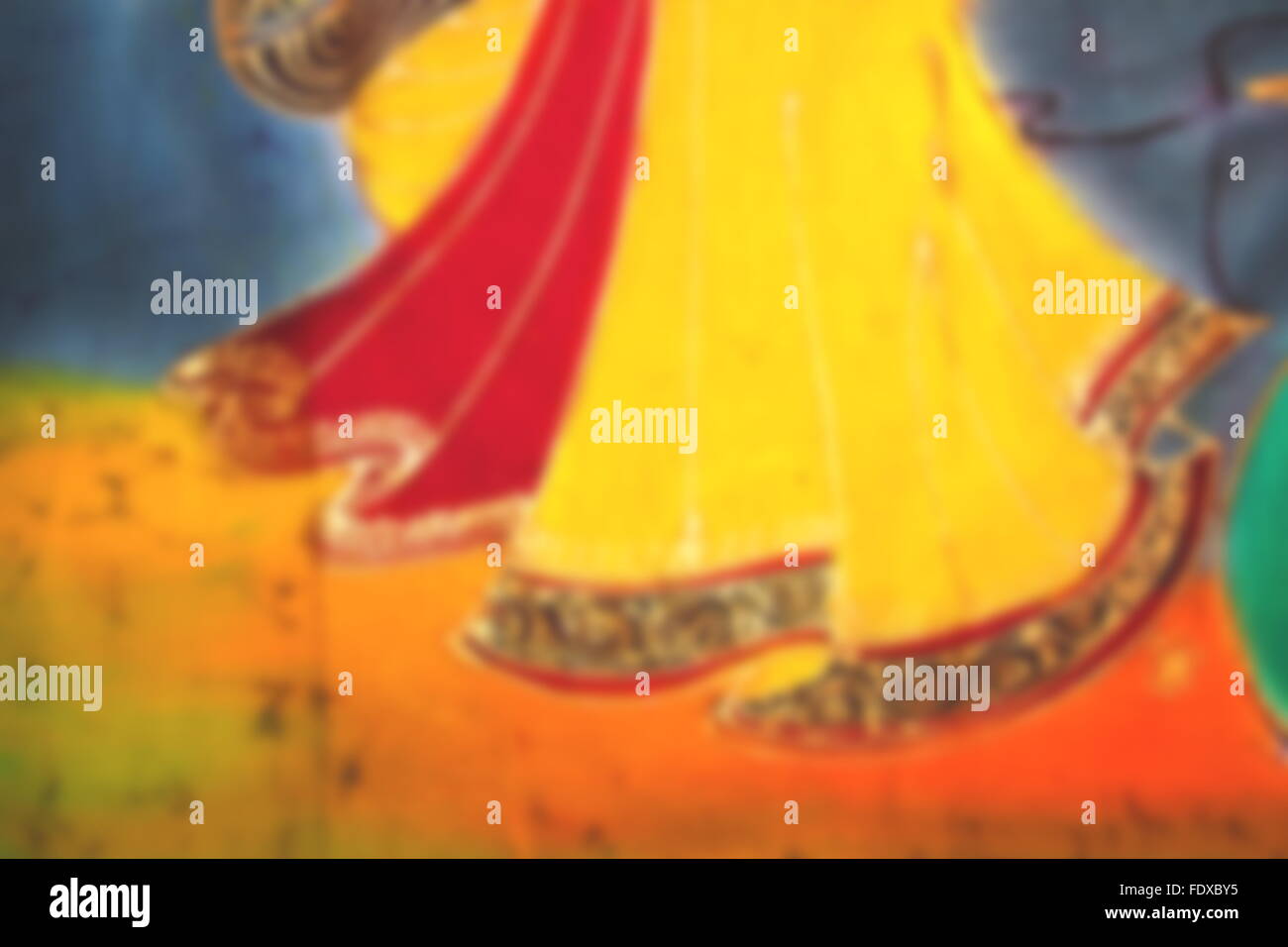 blurry background of a multi colored skirt hem Stock Photo - Alamy
