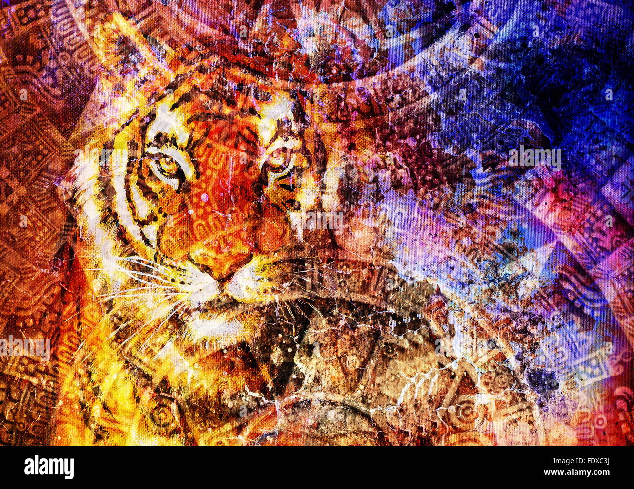 Viking Boat on the beach with wood dragon and Tiger head, and Ancient ...