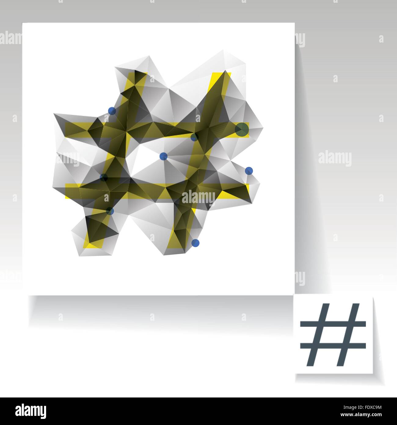 Hashtag symbol Stock Vector Images - Alamy