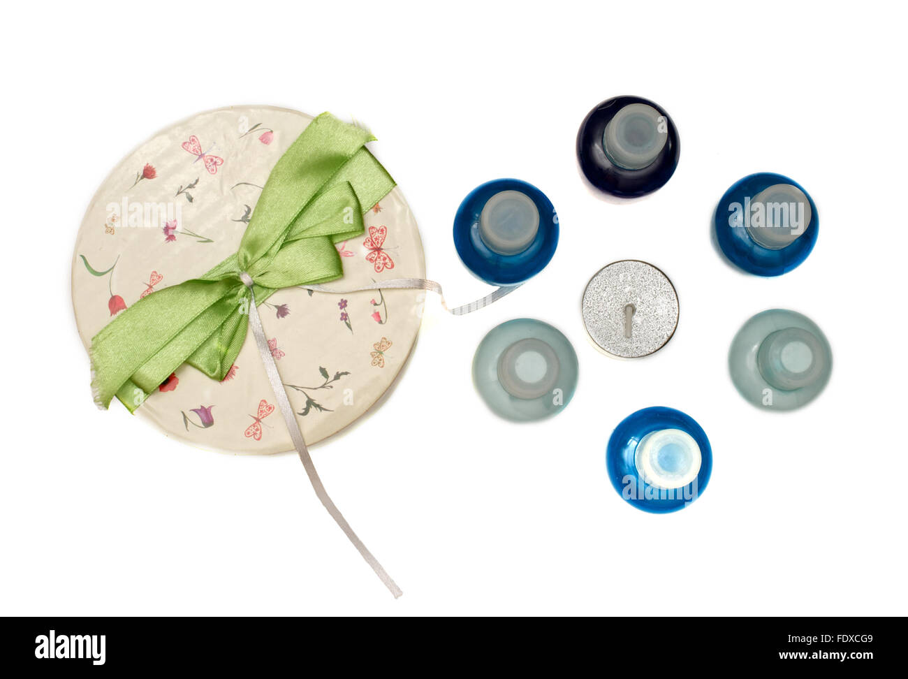 Present gift box candle Cut Out Stock Images & Pictures - Alamy