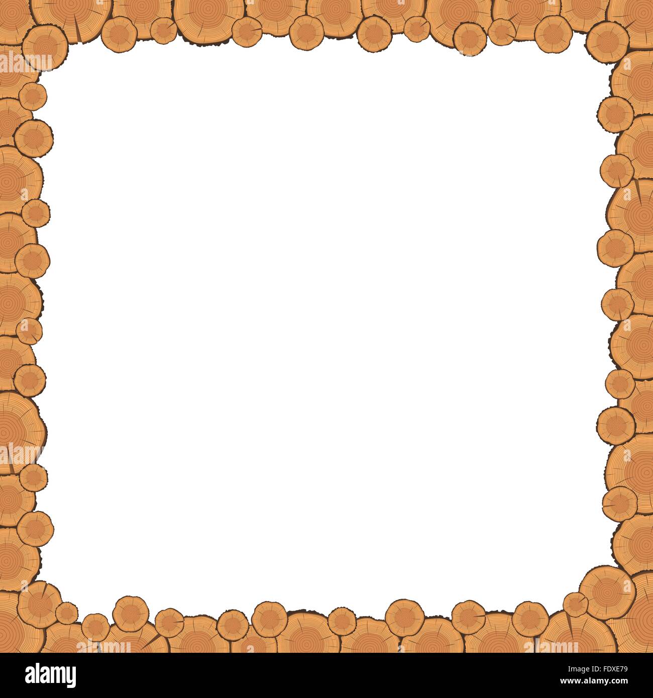 Growth rings oak tree Stock Vector Images - Alamy