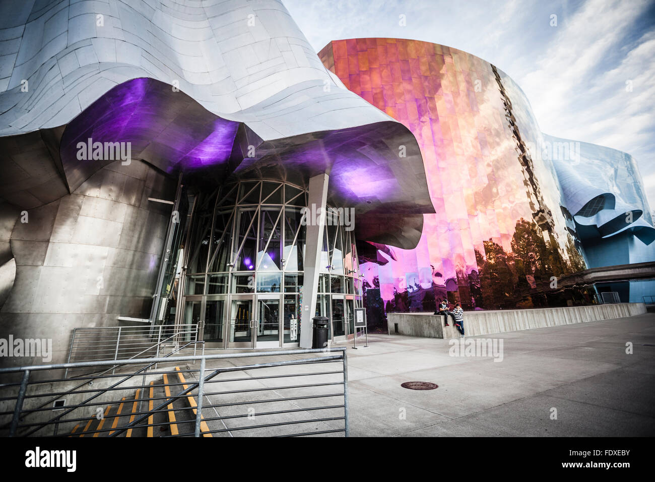 The Experience Music Project is a museum,Seattle, Washington State ...