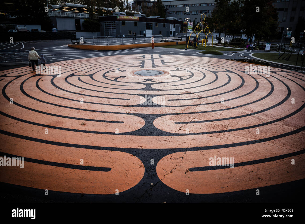 Seattle Center, playground, Washington States Stock Photo - Alamy