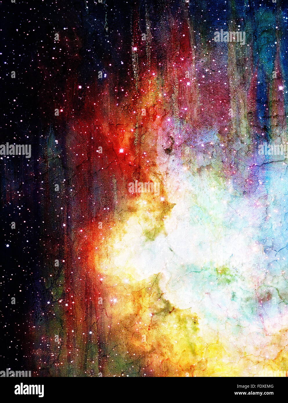 Cosmic space and stars, blue cosmic abstract background Stock Photo - Alamy