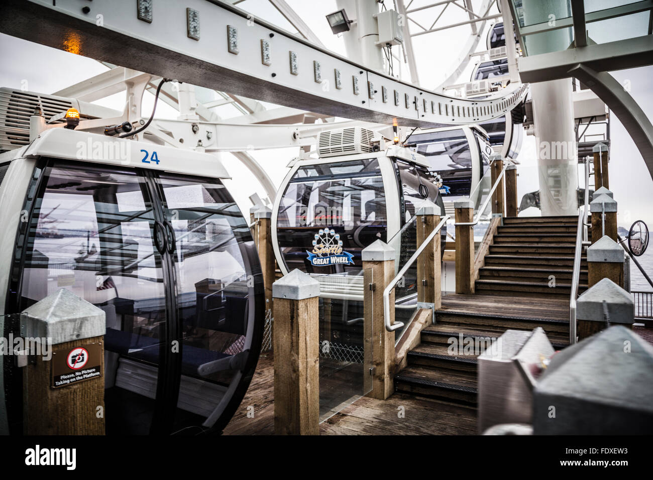 Seattle Great Wheel, Washington state, the Wheel is the largest ...