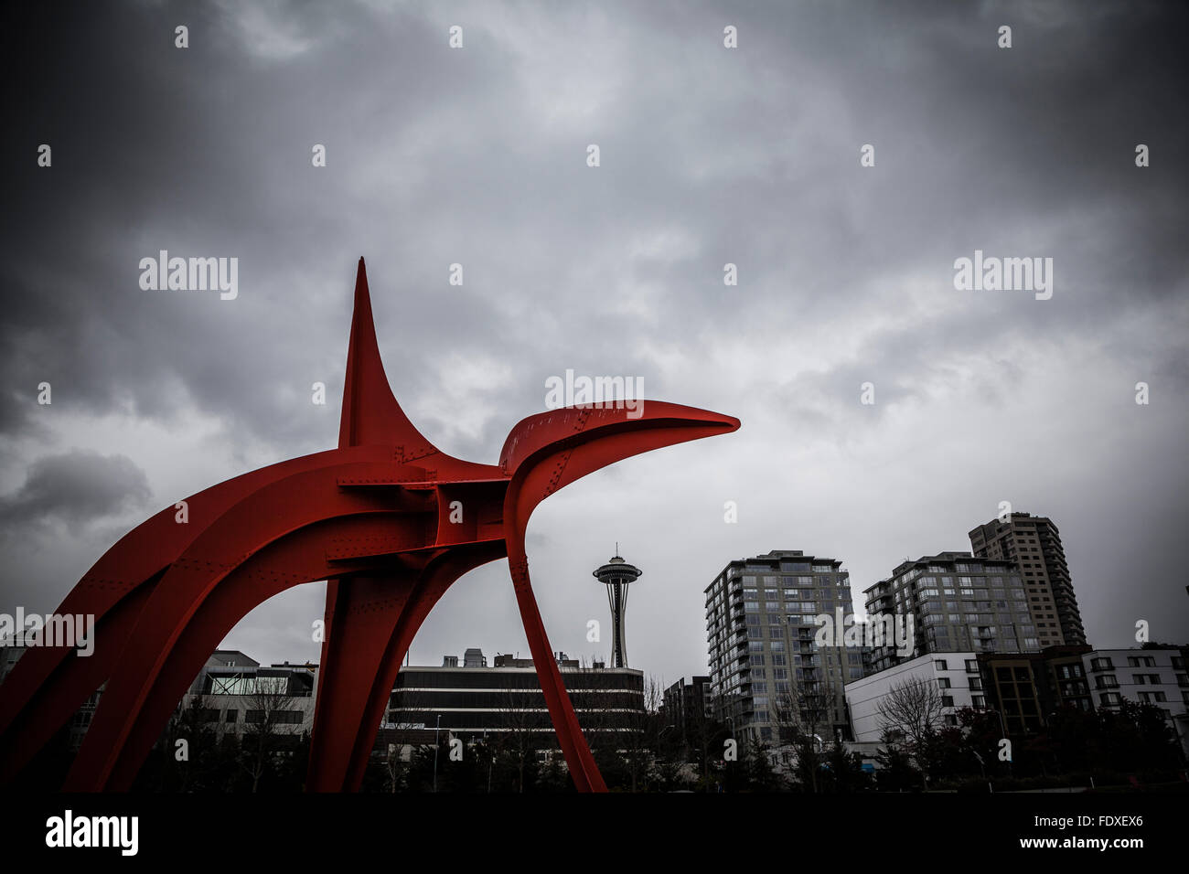 Olympic Sculpture Park is a public park in Seattle, Washington Stock ...