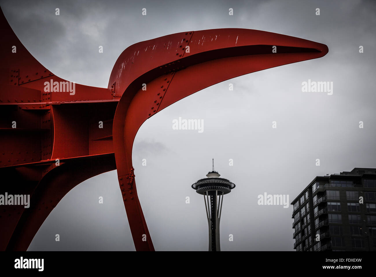 Olympic Sculpture Park is a public park in Seattle, Washington Stock ...
