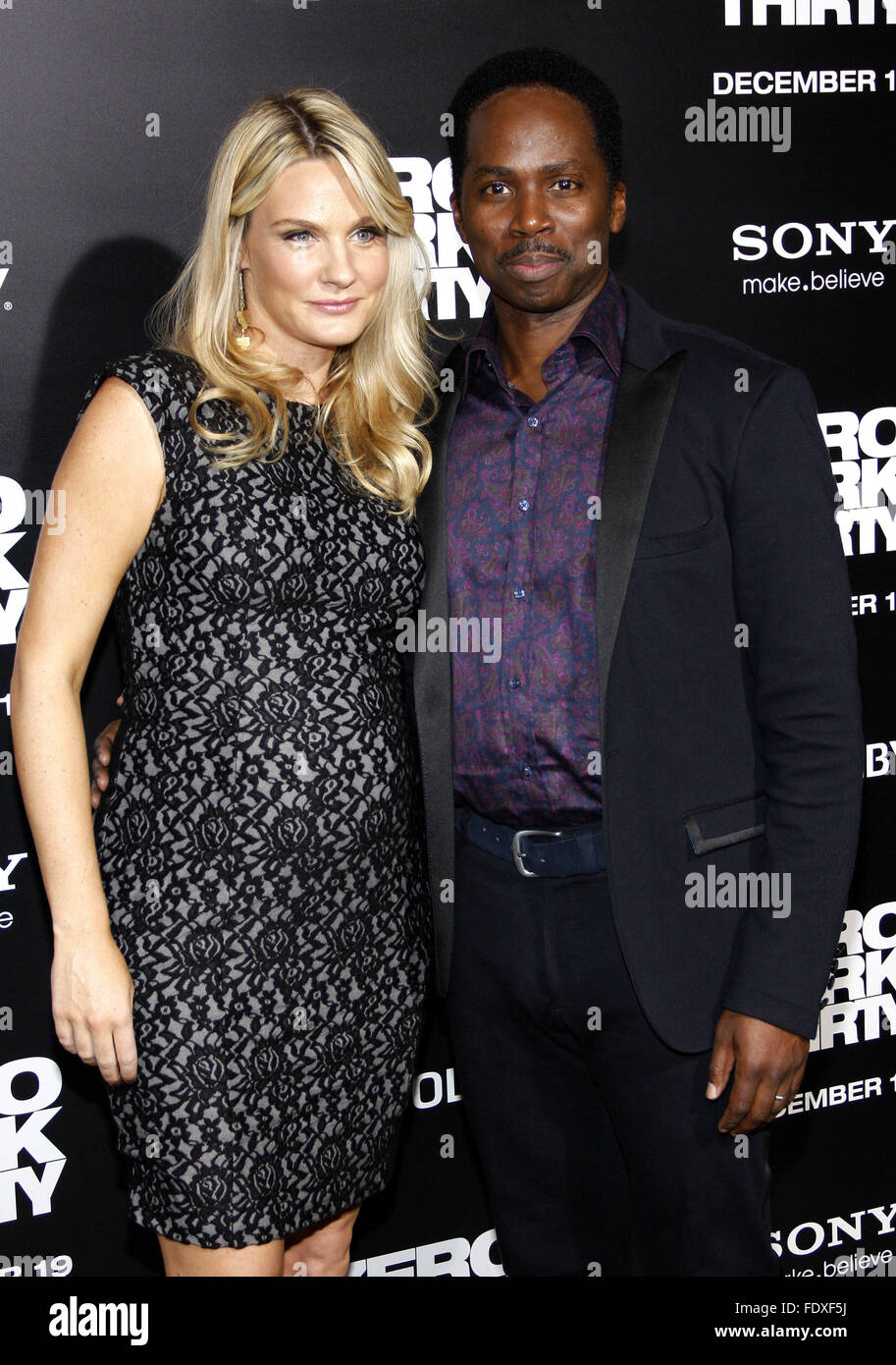 Harold Perrineau and Brittany Perrineau at the Los Angeles premiere of ...
