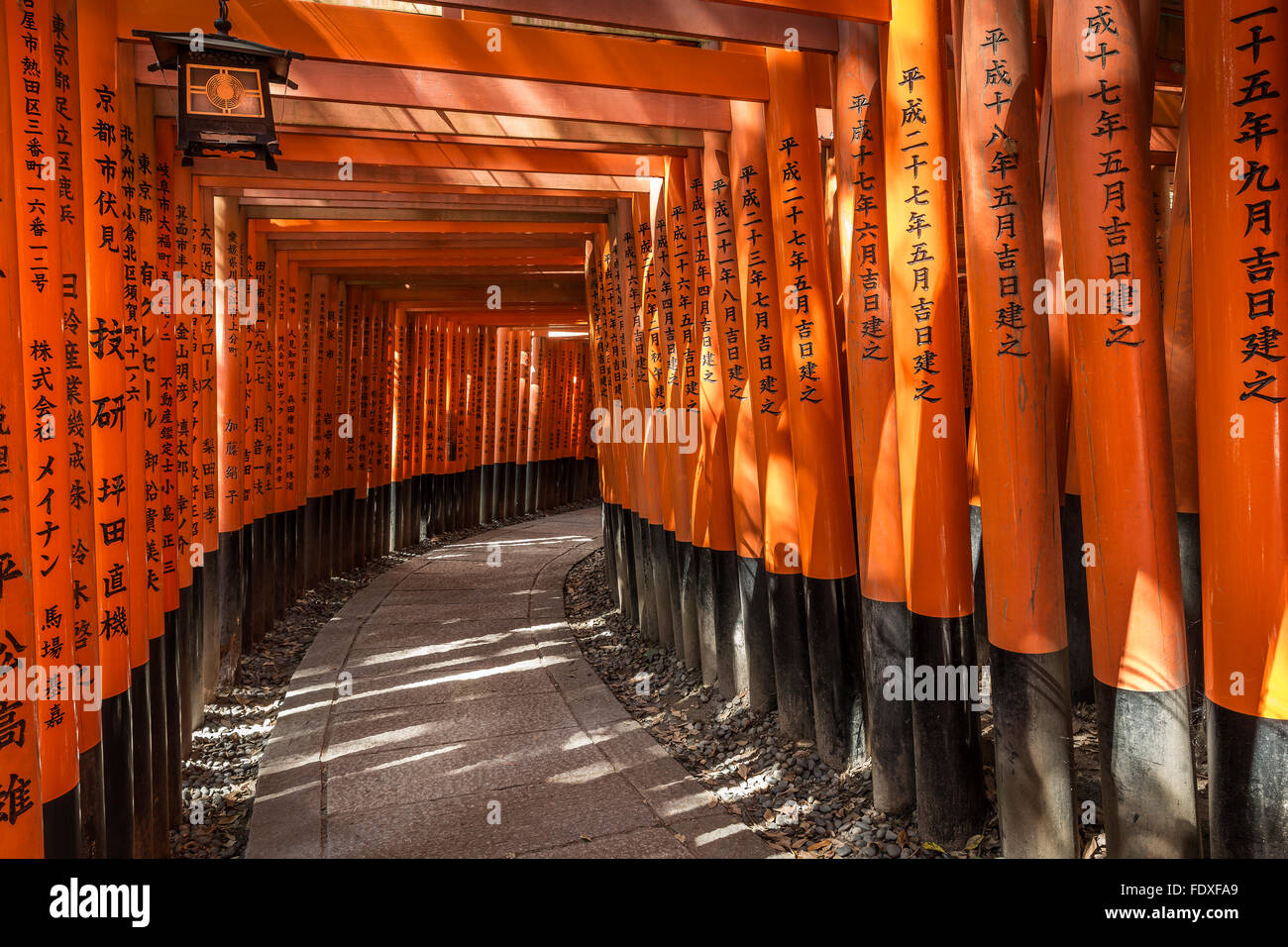 Iconic red pillars shrine hi-res stock photography and images - Alamy