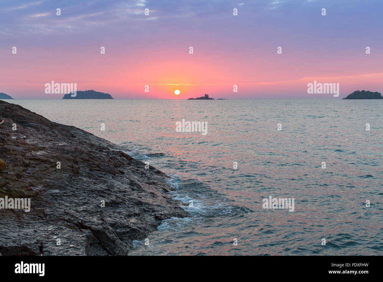 Beautiful sea landscape rocky coast hi-res stock photography and images ...