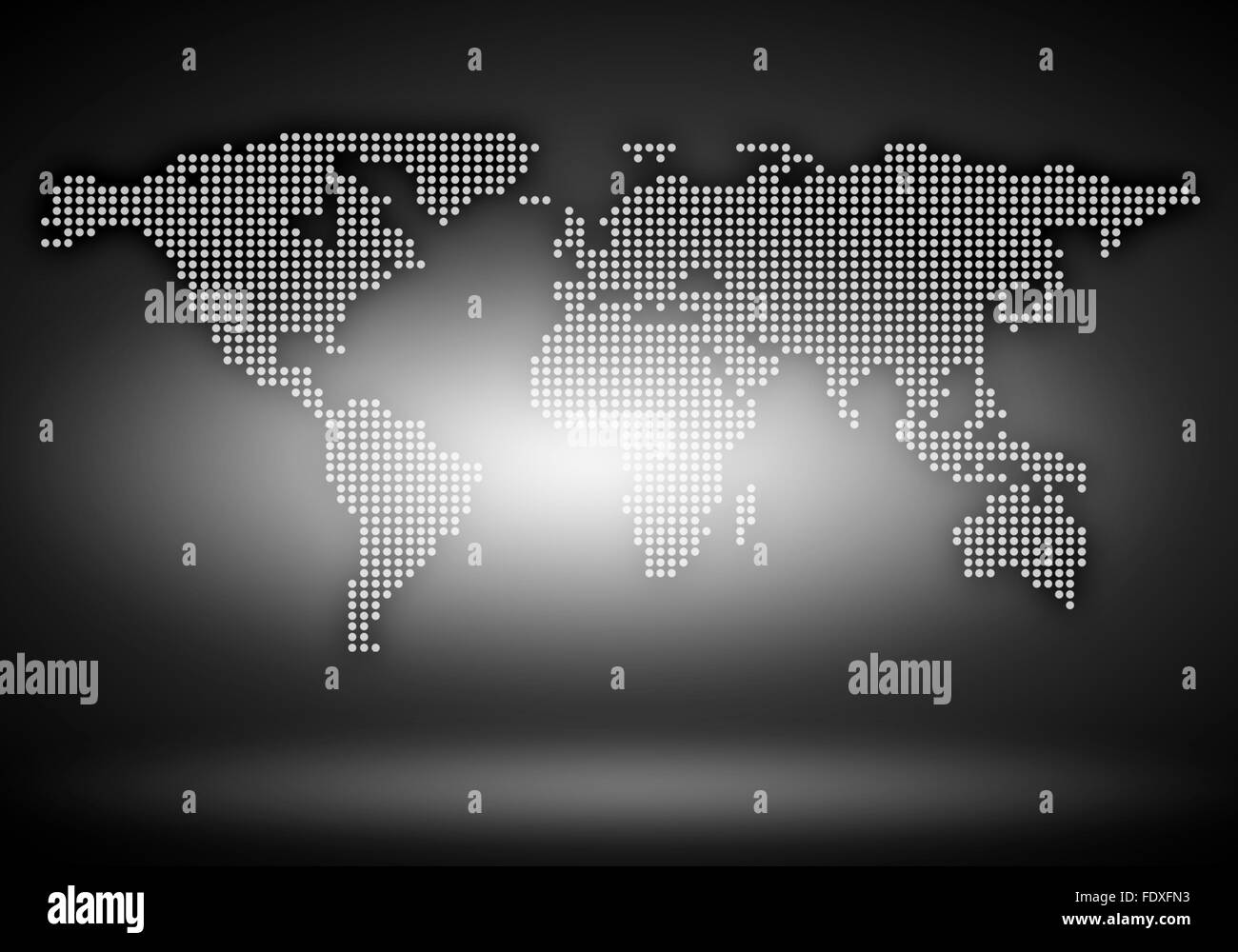 World map with continents on the illustration background Stock Photo ...