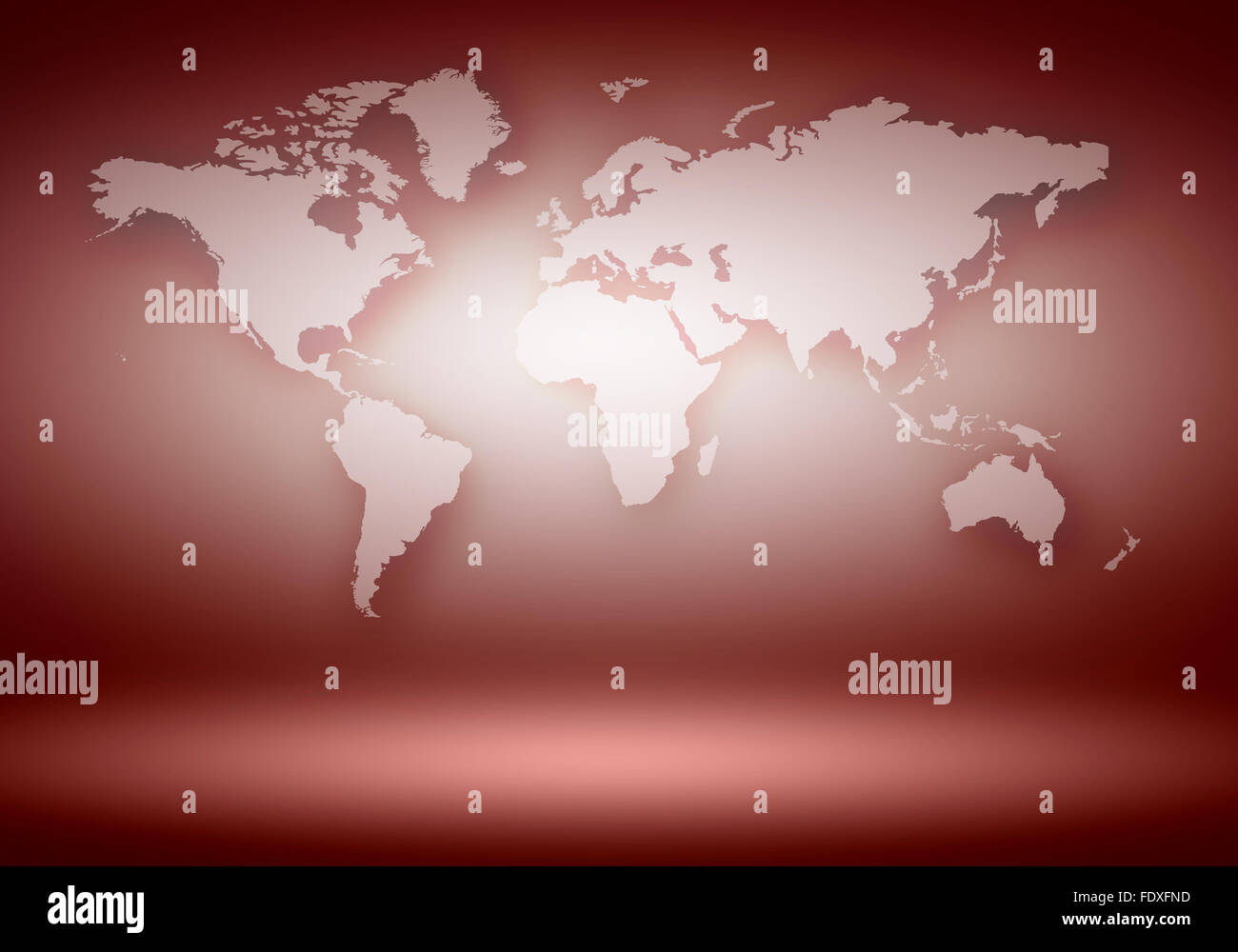 World map with continents on the illustration background Stock Photo ...