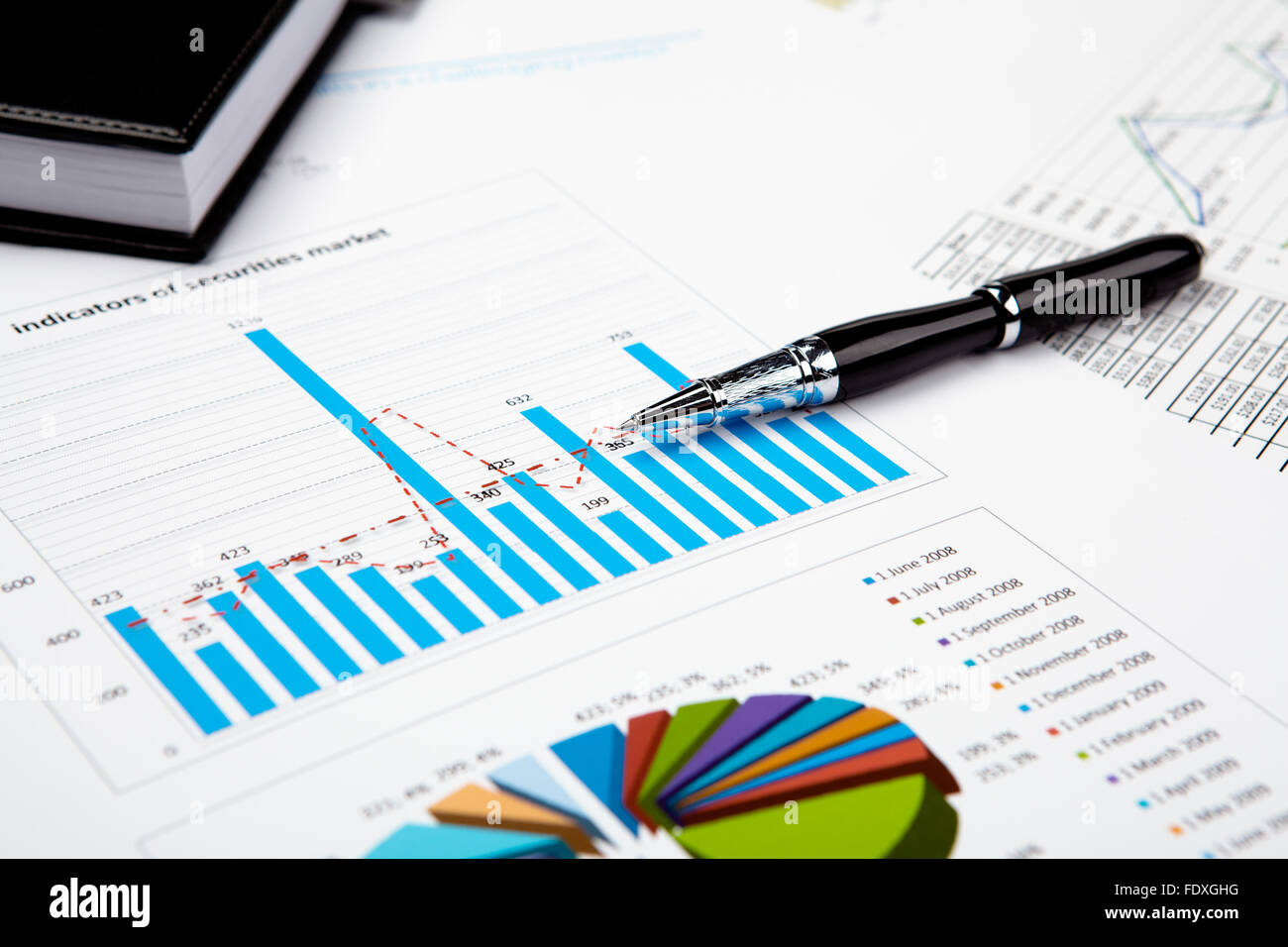 financial charts and graphs Stock Photo - Alamy