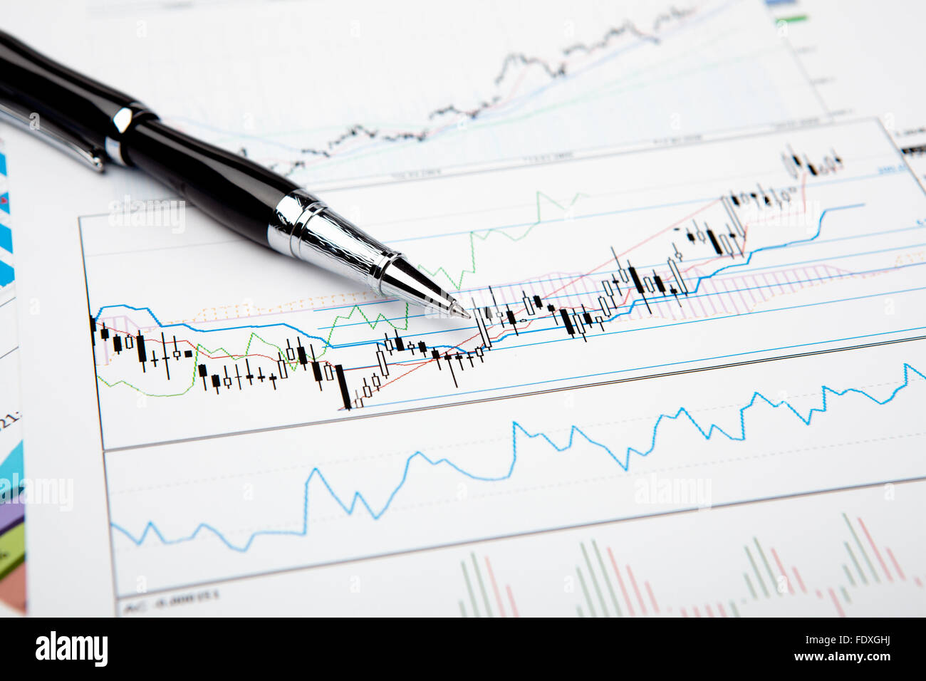financial charts and graphs Stock Photo - Alamy