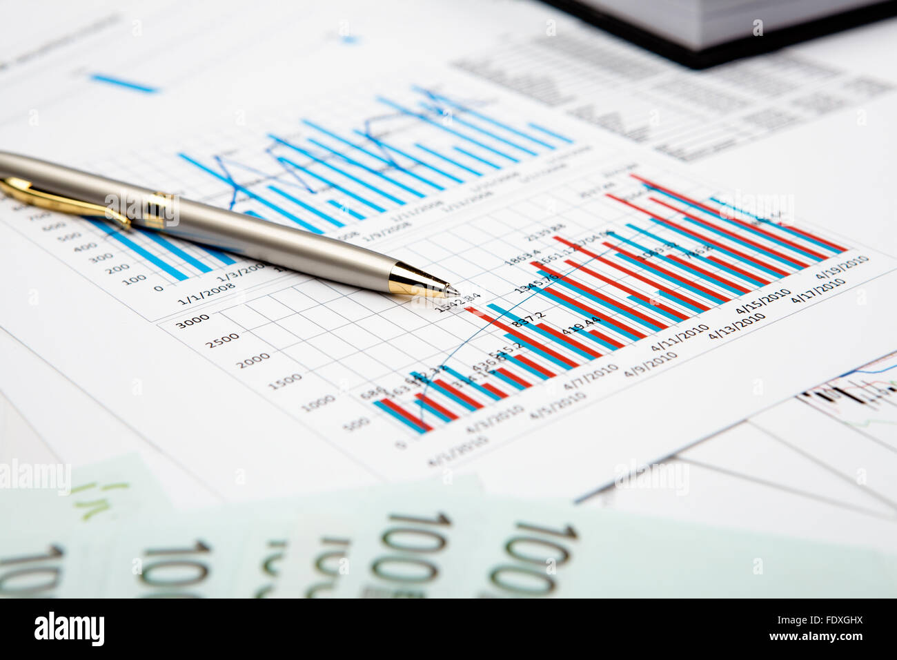 financial charts and graphs Stock Photo - Alamy