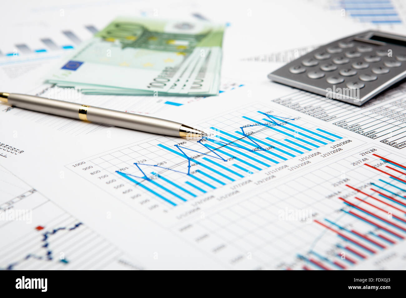 financial charts and graphs Stock Photo - Alamy