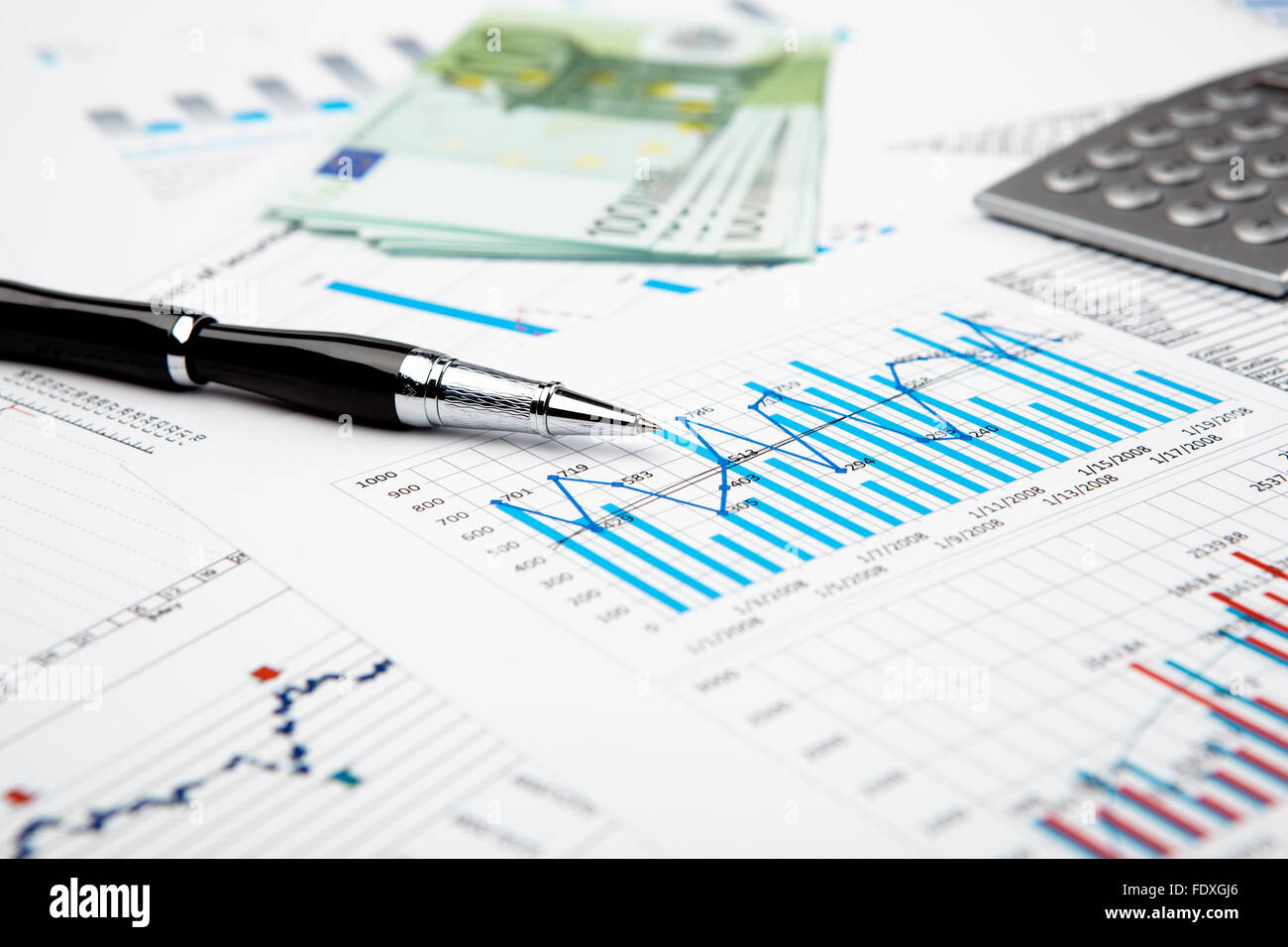 financial charts and graphs Stock Photo - Alamy
