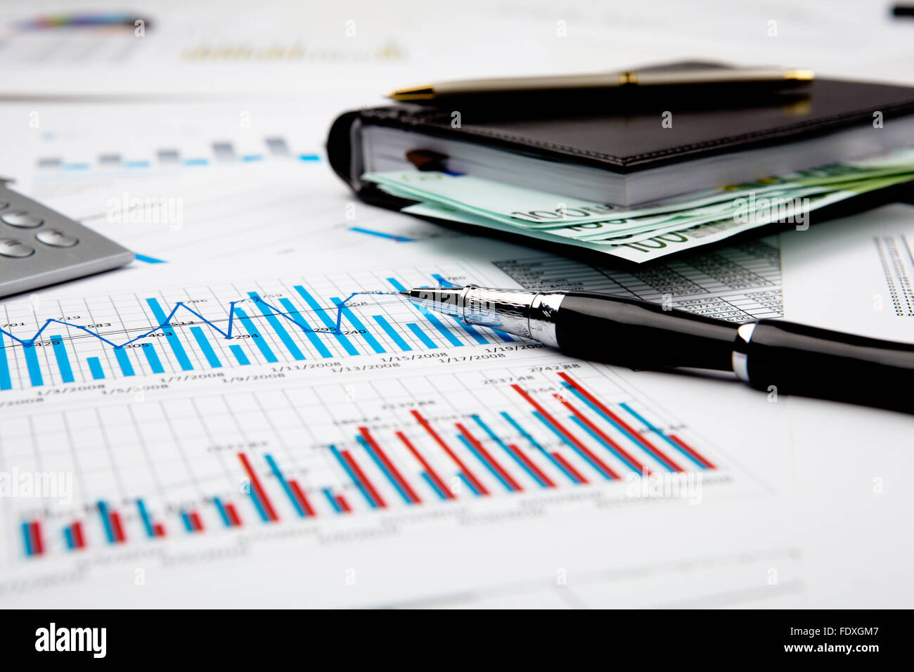 financial charts and graphs Stock Photo - Alamy