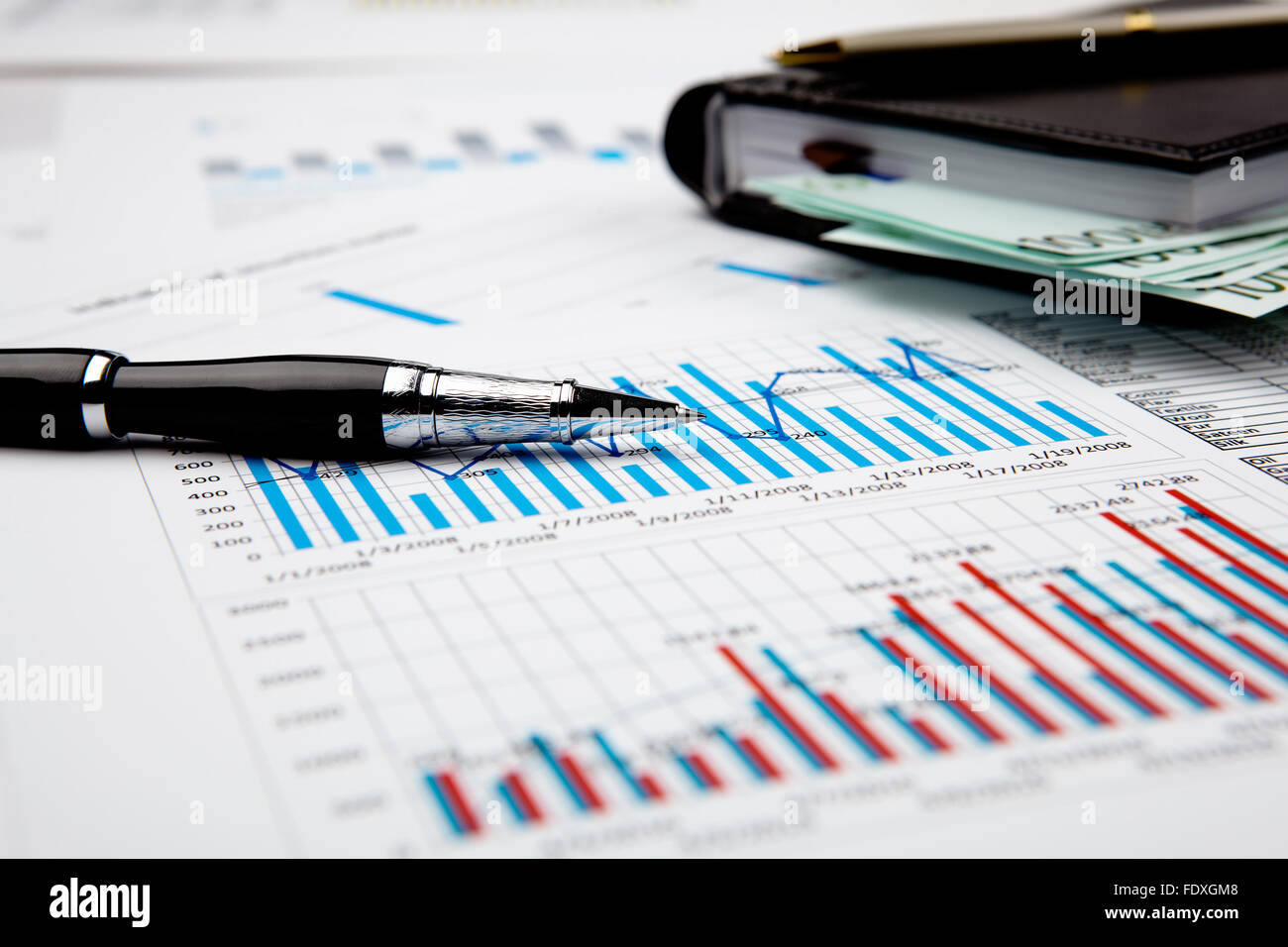 financial charts and graphs Stock Photo - Alamy