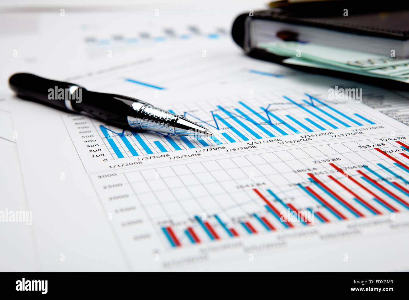 financial charts and graphs Stock Photo - Alamy