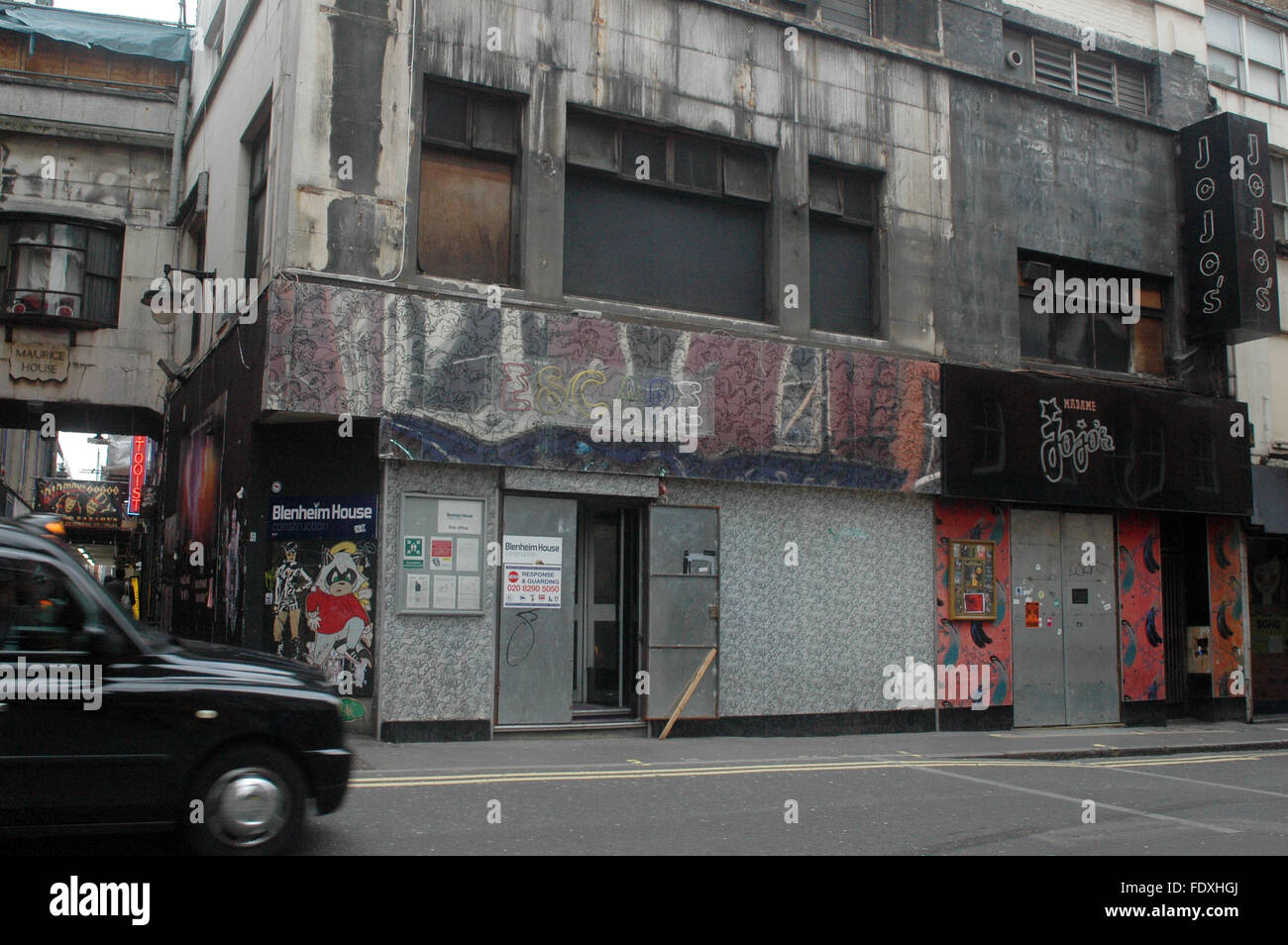 London,UK,1 February 2016,Raymond Revue Bar under construction as part ...