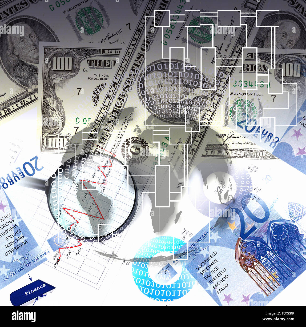 Business collage with financial and business charts and graphs Stock ...