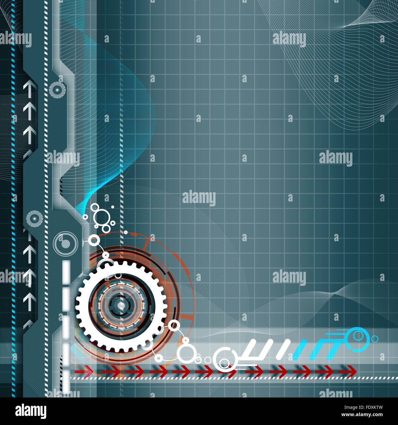 Abstract color backgrounds in high-tech style. Illustration Stock Photo ...