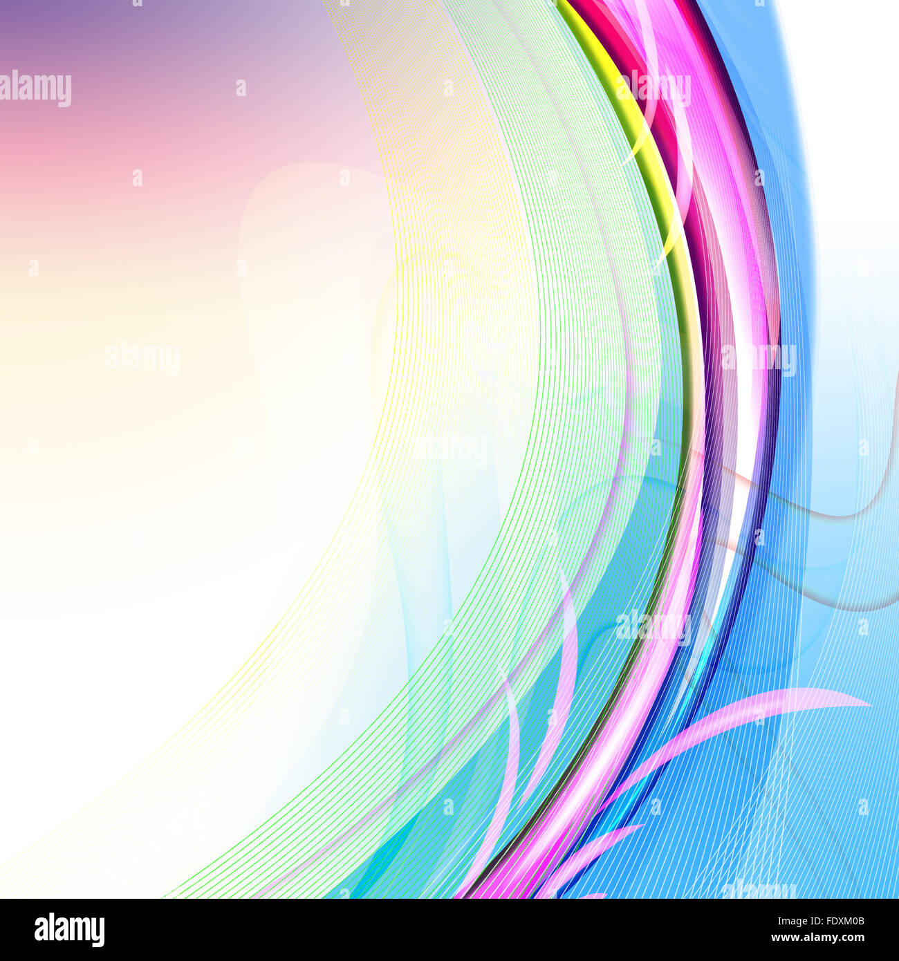 Colourful abstract illustration background with different elements ...