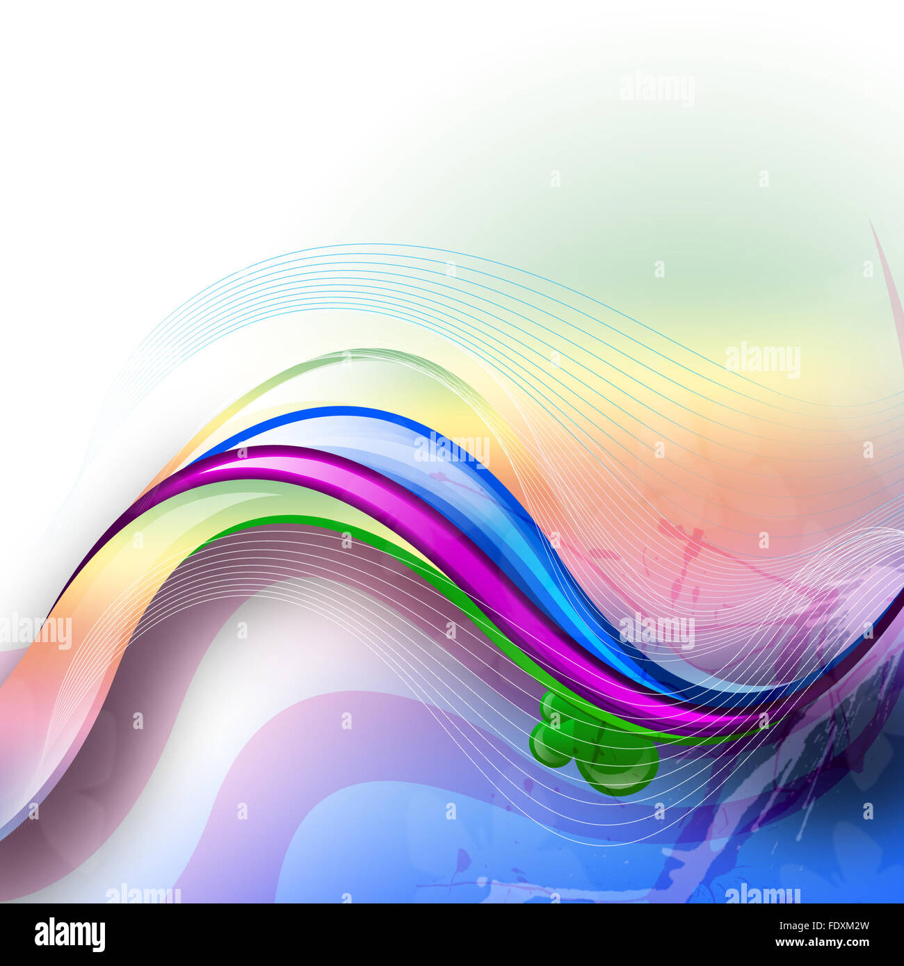 Colourful abstract illustration background with different elements ...