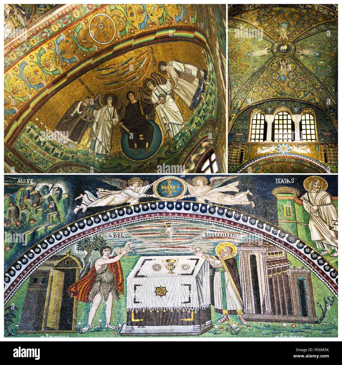Ravenna, Italy. UNESCO World Heritage Site. Mosaics The Basilica of San ...