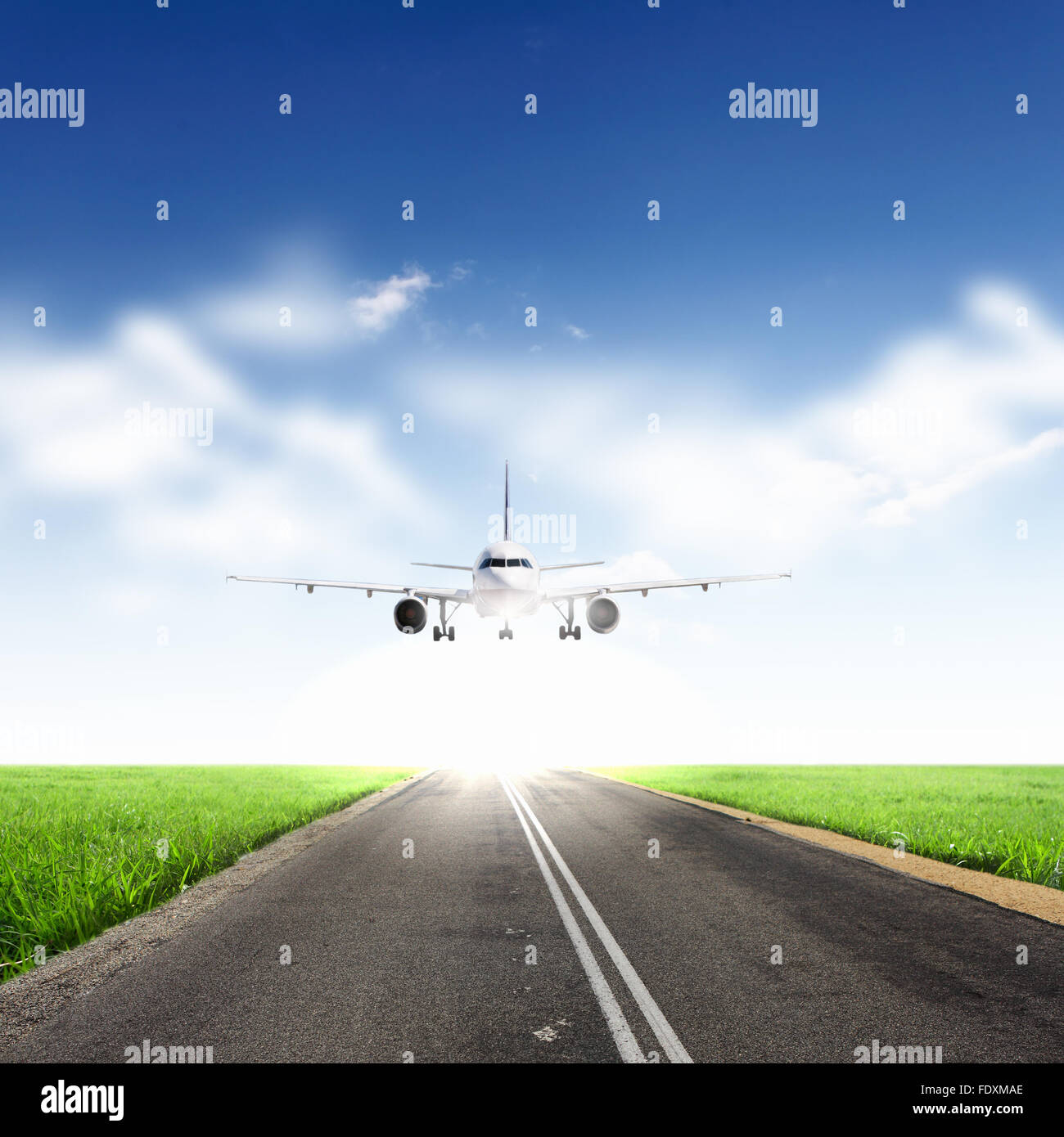 Airplane takeoff image hi-res stock photography and images - Alamy