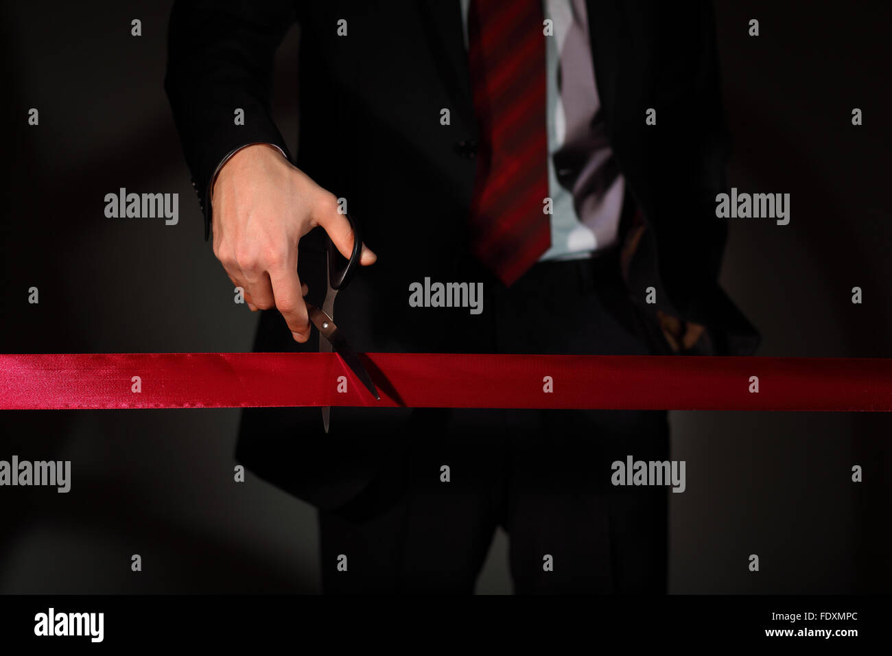 Ribbon cuting hi-res stock photography and images - Alamy